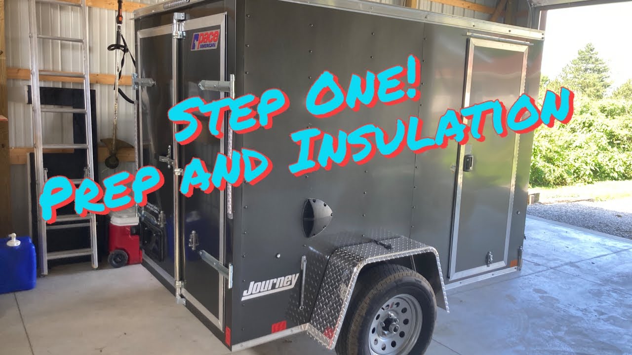 Enclosed Trailer Camper Build - YouTube