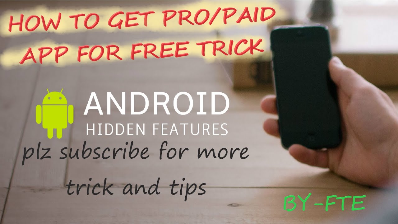 How to get premium app free I TRICK TO GET PRO APP - YouTube