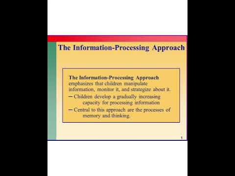 INFORMATION PROCESSING APPROACH - YouTube
