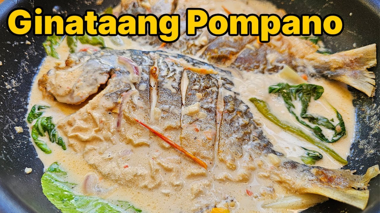 Ginataang Pompano: A Creamy and Flavorful Filipino Seafood Dish - YouTube