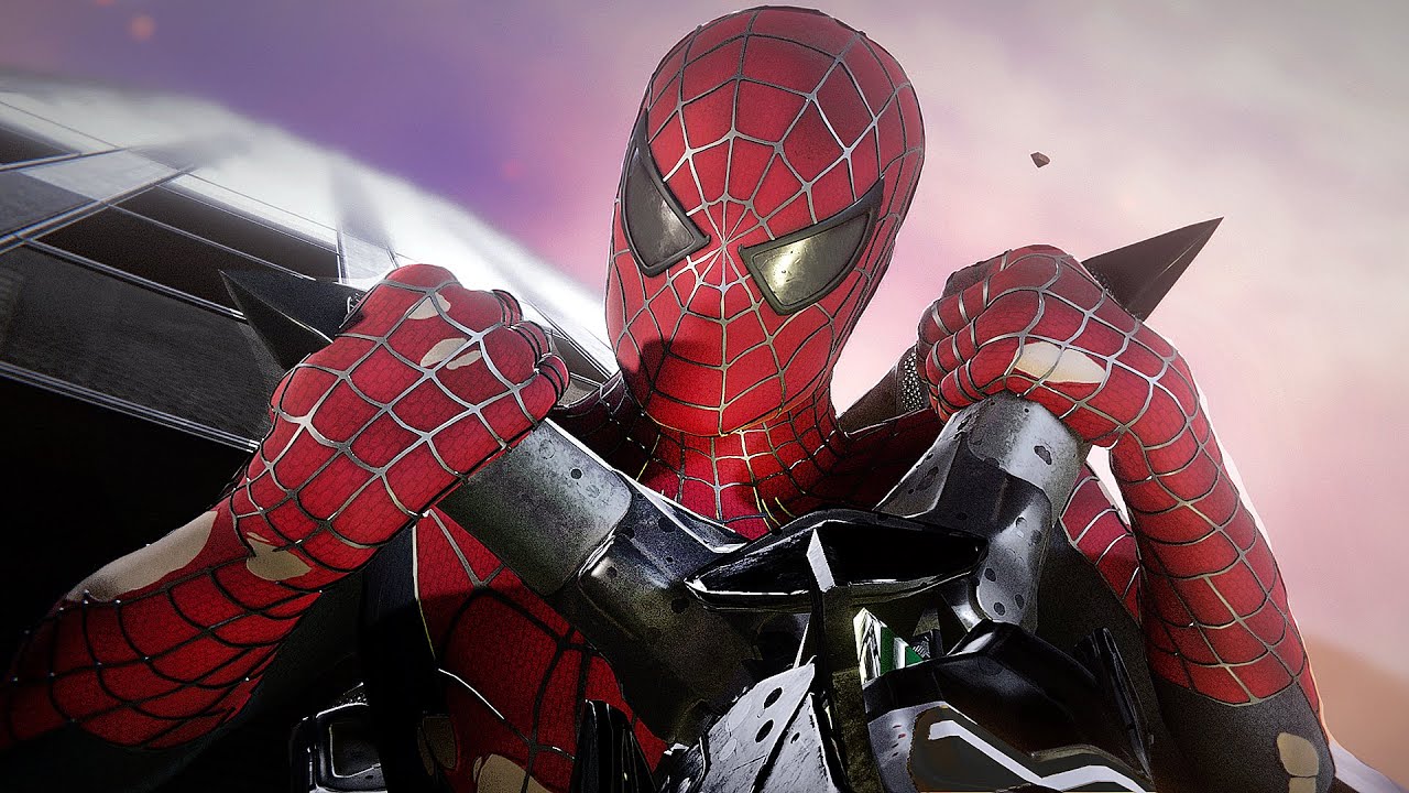 Spider-Man PC - Battle Damaged Raimi Suit (Mod) - YouTube