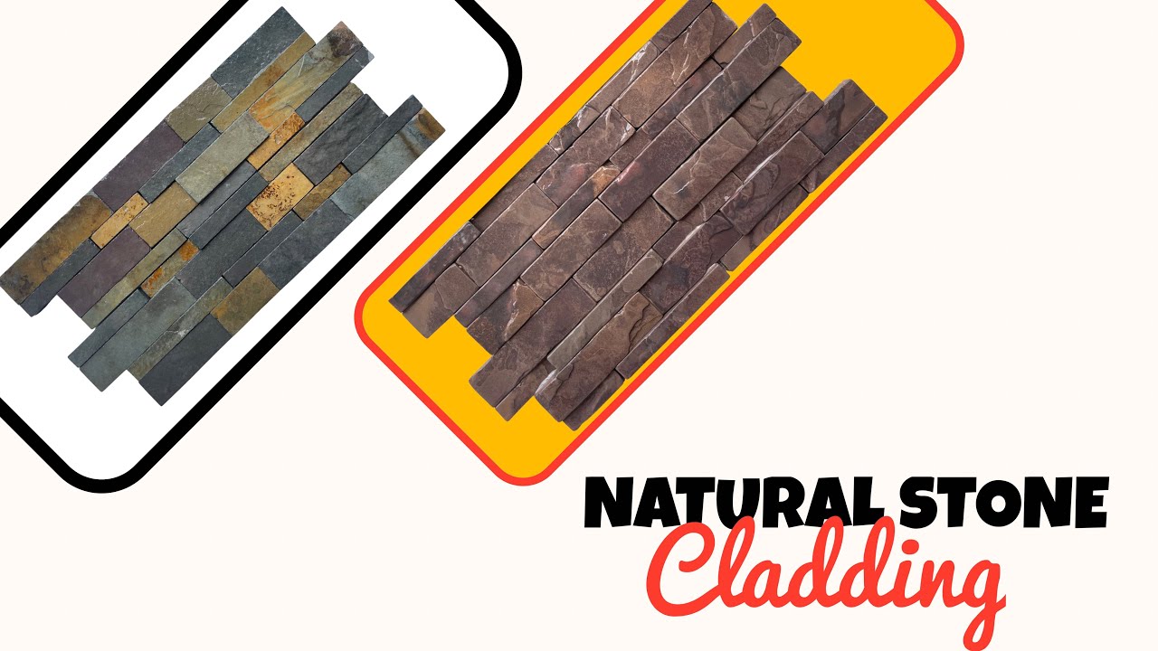 Natural stone cladding wall panel making - YouTube