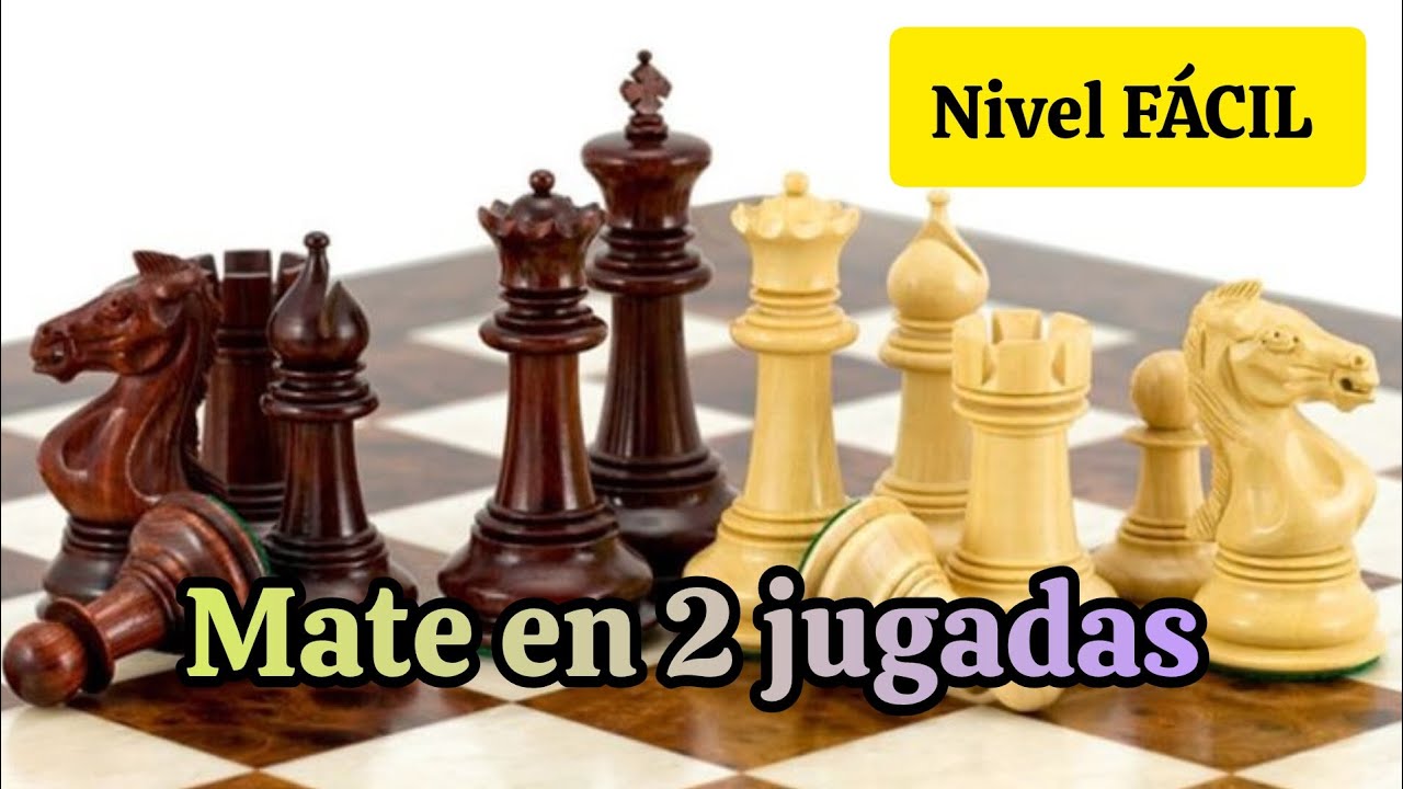 Nivel FÁCIL: Mate en 2 Jugadas #ajedrez #chess - YouTube