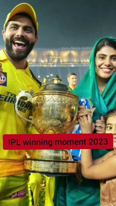 Ravindra Jadeja hugs wife Rivaba jadeja after smashing 6 & 4 in last 2 Balls🏀CSK winning moment ...