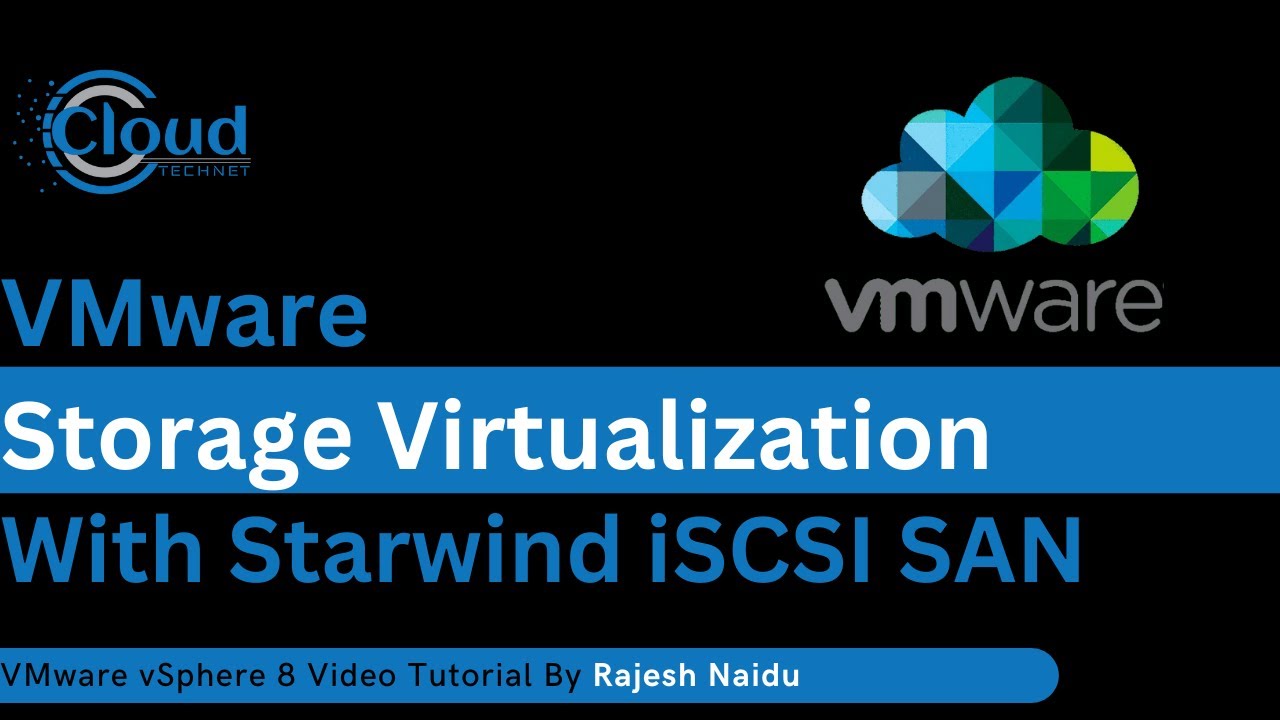 VMware Storage Virtualization with Starwind iSCSI SAN - YouTube