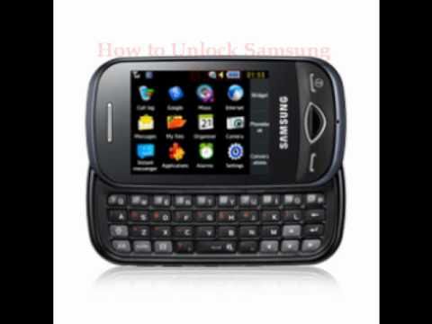Samsung B3410 Unlock Code - Free Instructions - YouTube