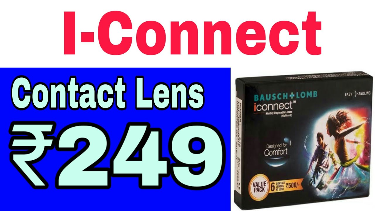 I-connect contact lens review | unbox iconnect contact lenses in hindi ...