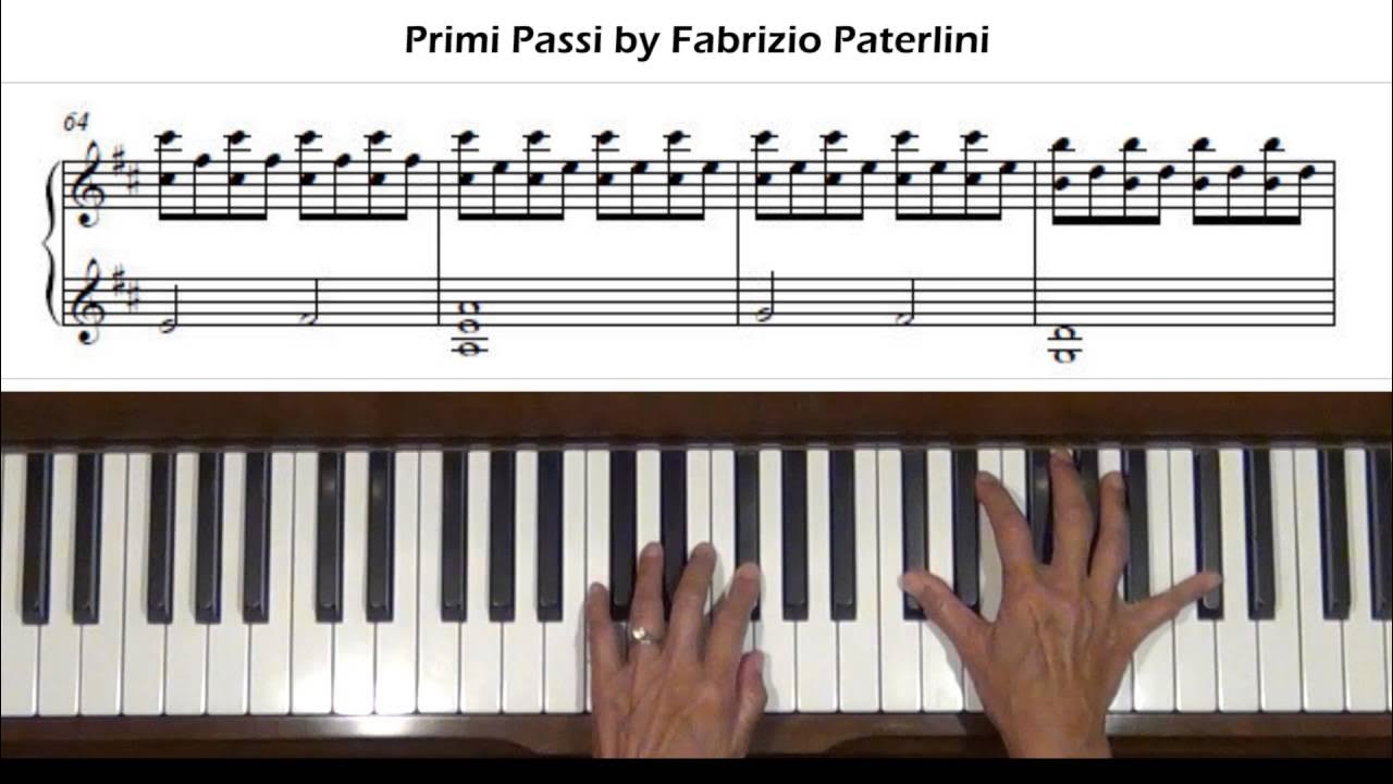 Primi Passi by Fabrizio Paterlini Piano Tutorial - YouTube