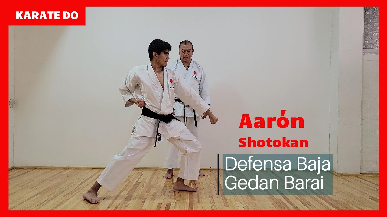 Karate Gedan Barai 🎡🎢Defensa Baja, con cadera. Shotokan. - YouTube