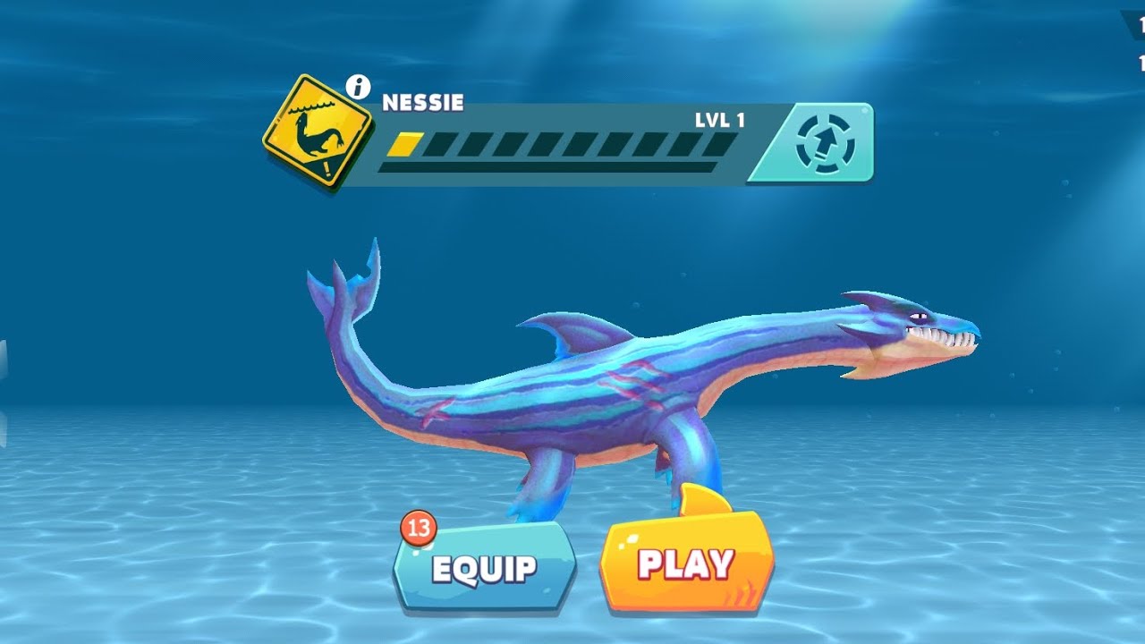 Nessie Fish -Hungry shark Evolution Gameplay 1080p - YouTube