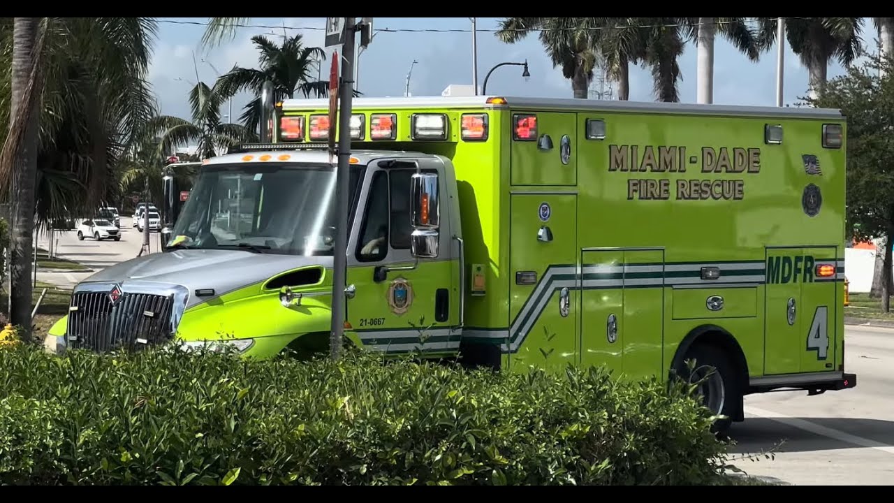 MDFR R4 Responding and Transporting From South Dade Nursing And ...