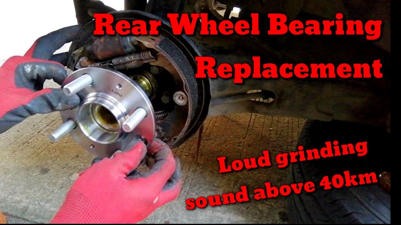 Simple way to Replace Wheel Bearing : Mitsubishi Lancer 1993 model ...