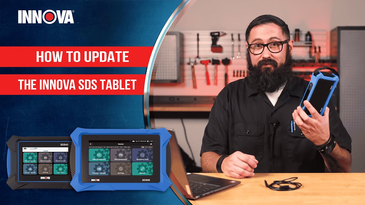 How to Update the INNOVA SDS Tablet | SDS50 SDS43 - YouTube