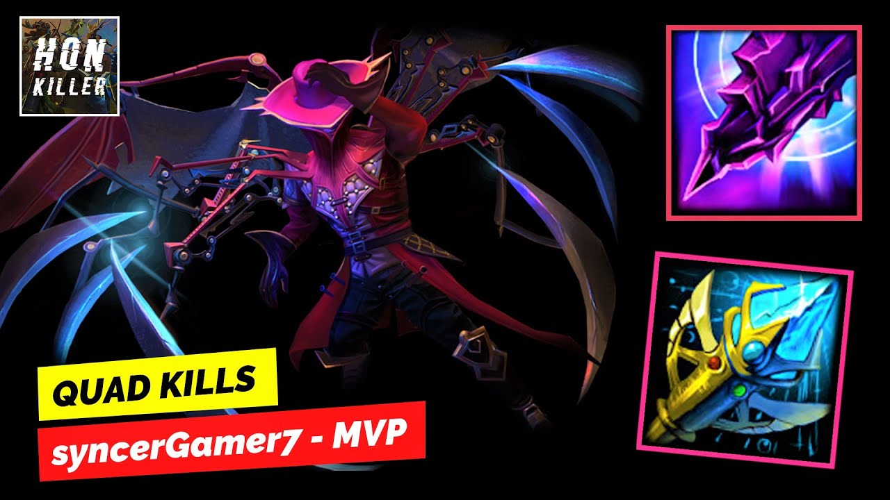 HoN Dampeer SPELLSHARDS with STAFF OF THE MASTER - MVP - YouTube