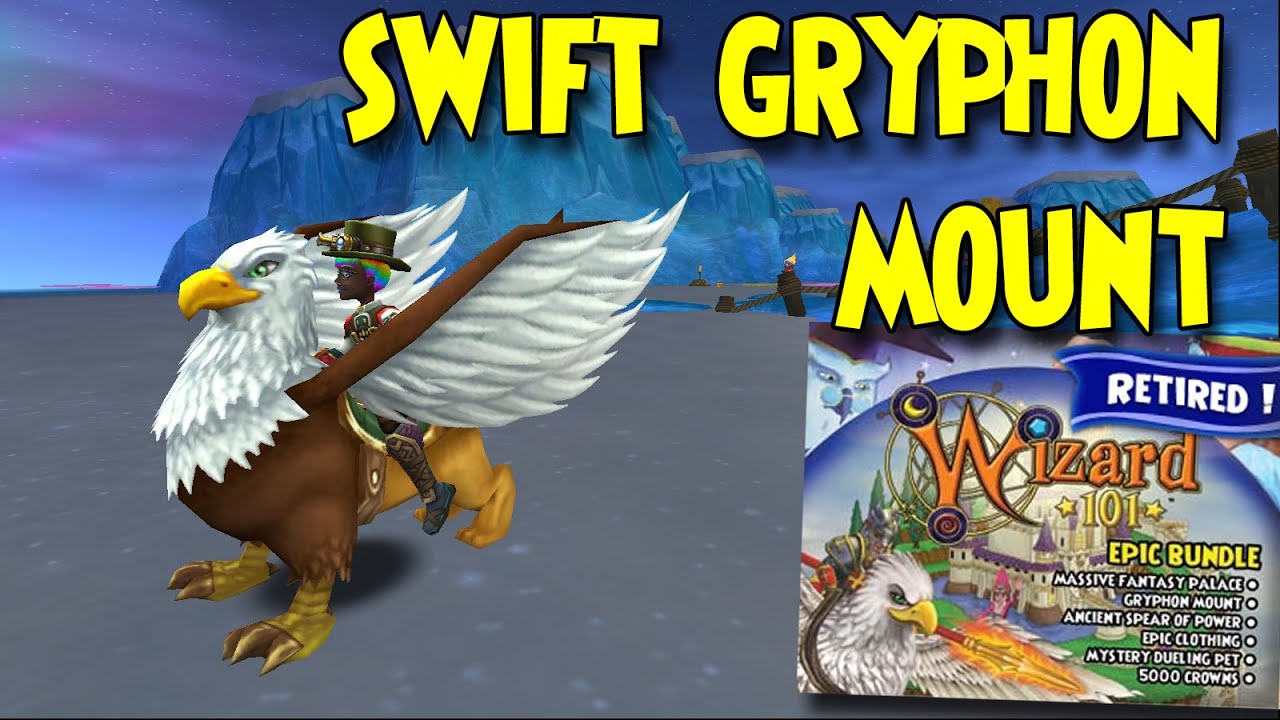 Wizard101: SWIFT GRYPHON Mount Review - YouTube