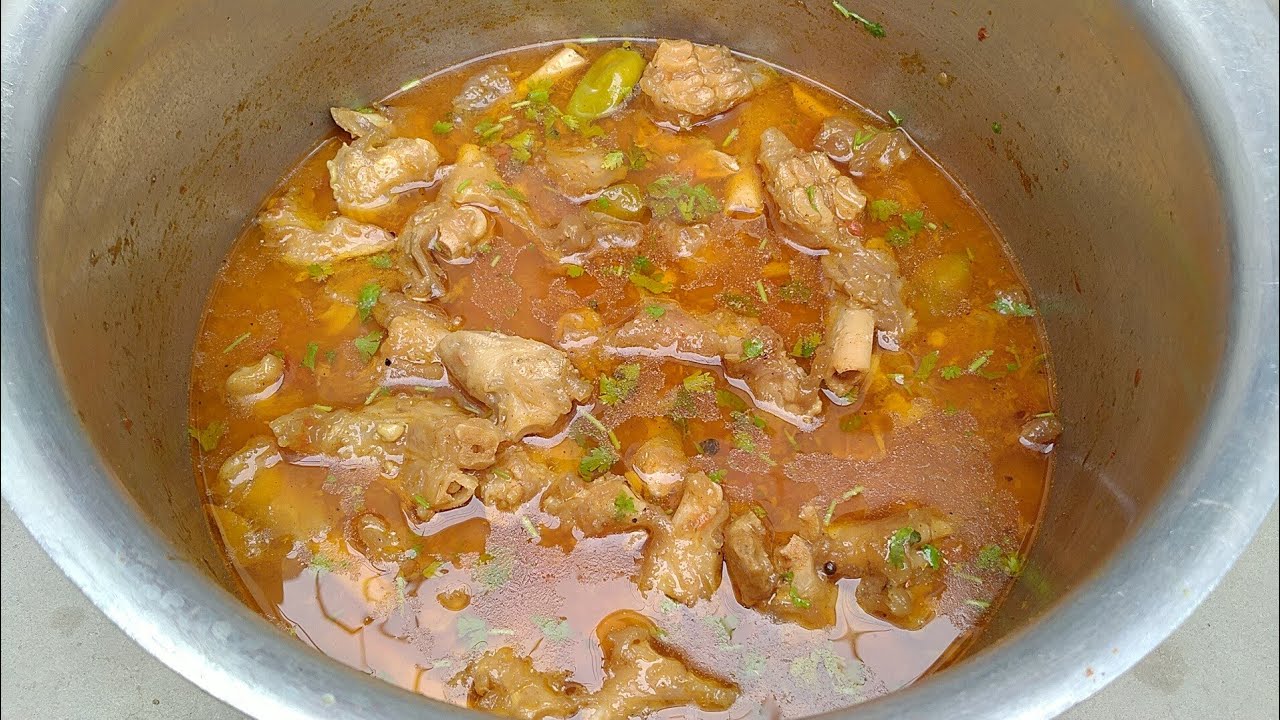 Mutton Paya Recipe | Special Mutton Paye Recipe | Grandma Style | Faria ...