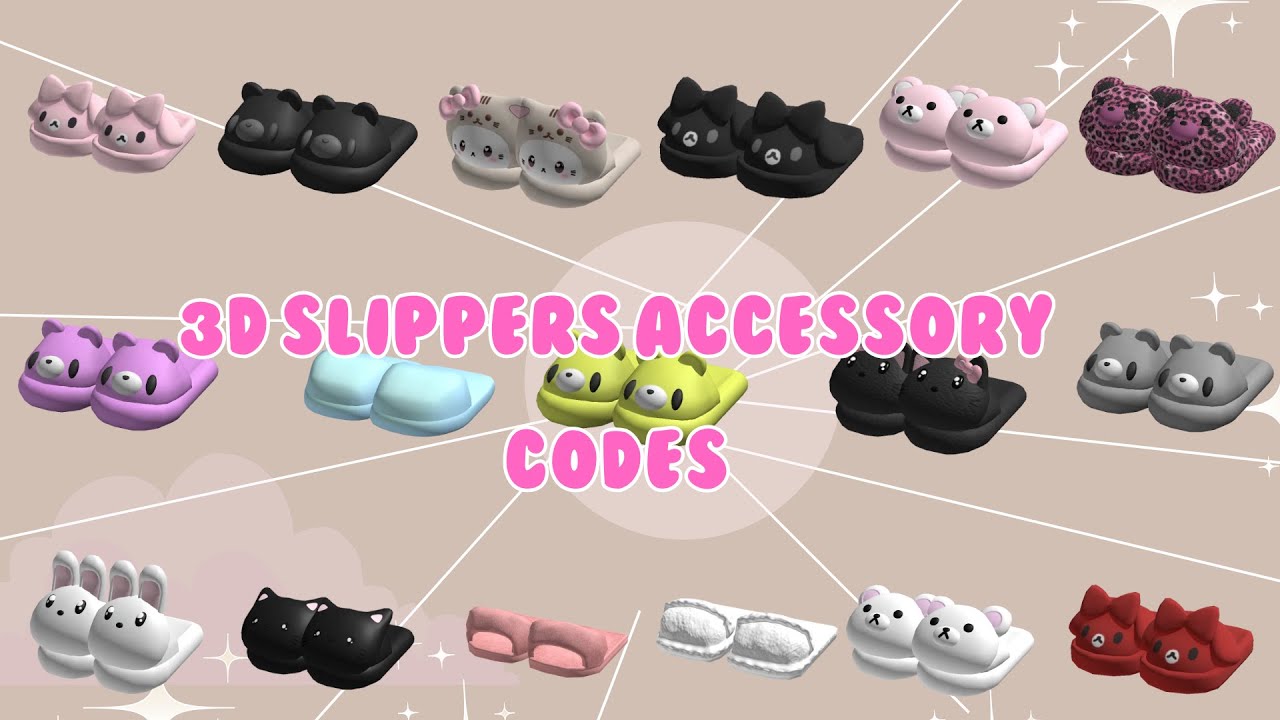 Berry Avenue cute 3D Slippers Accessory Codes & Blacksburg other PT1! # ...