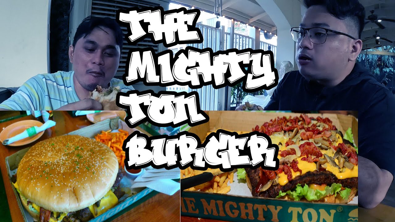 THE MIGHTY TON BURGER - YouTube