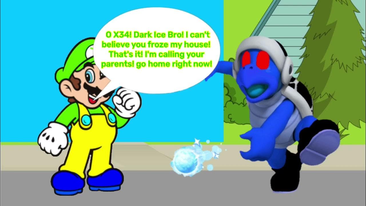Dark Ice Bro Freezes My House And Gets Grounded - YouTube