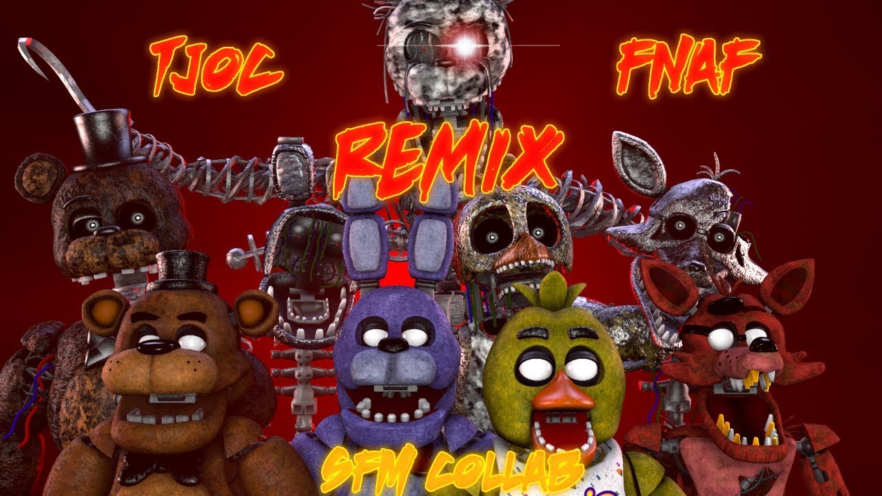 [FNAF/TJOC SFM] TJOC + FNAF Remix COLLAB - YouTube