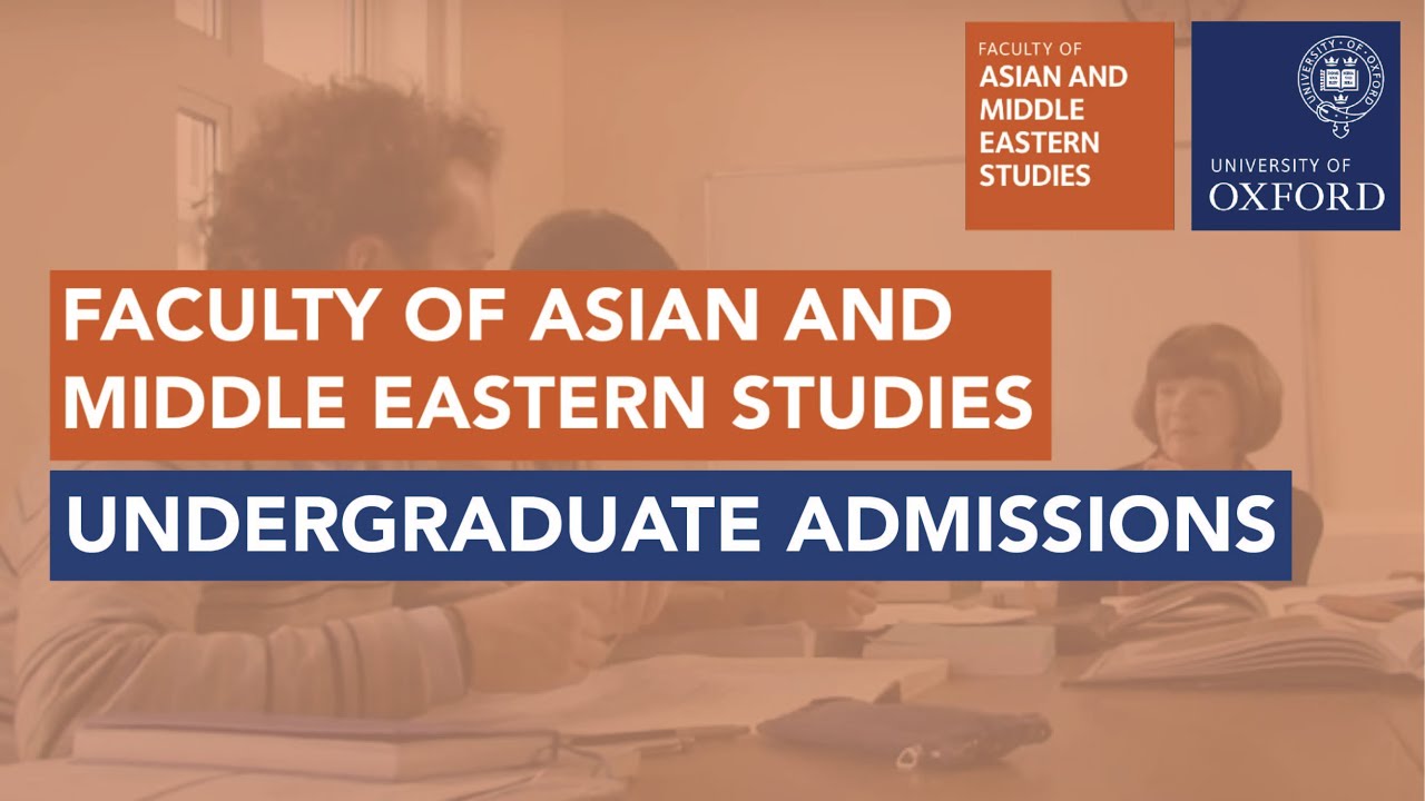 Faculty of Asian and Middle Eastern Studies, University of Oxford ...