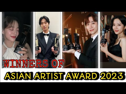 The Artist Asian Award Winners For 2023+ Grand Prize //Lee Jun ho,moon ...