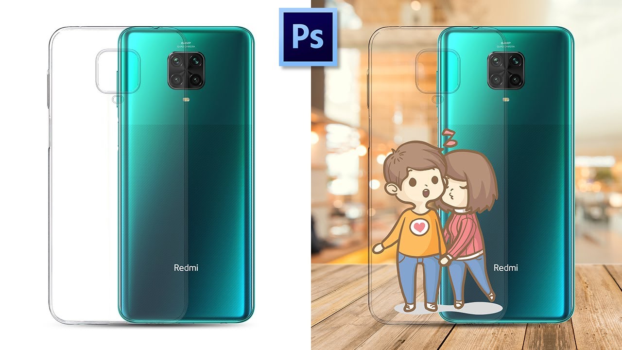 Tutorial Mockup Clear Case Redmi Note 9 Pro - YouTube