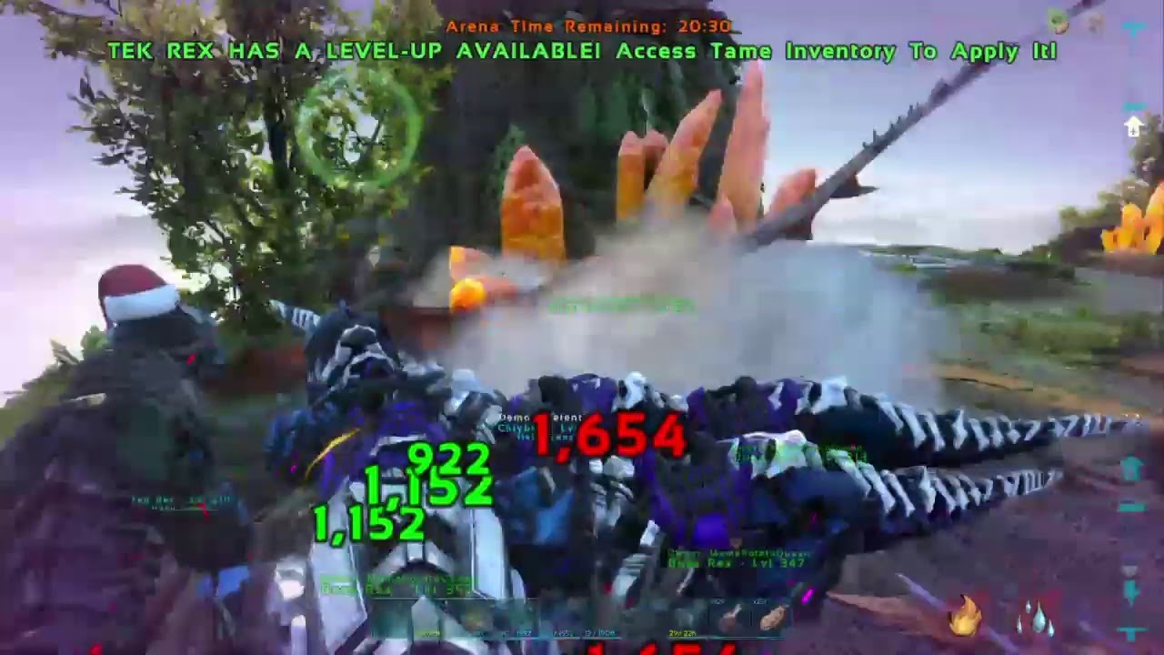 Ark: Crystal isles beta boss !!!!!!!!!! - YouTube