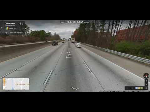 The Perimeter (Interstate 285 Exits 1 to 10) inner loop - YouTube