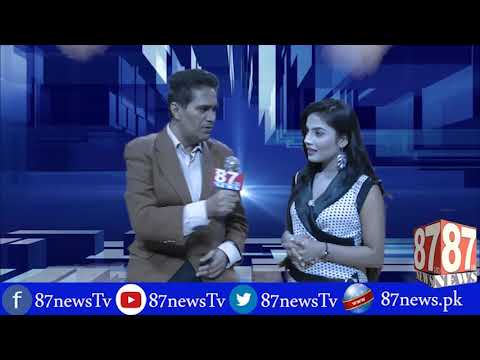 Esha Rajput exclusive interview to 87 News, hosted by Asim Shojaee ...