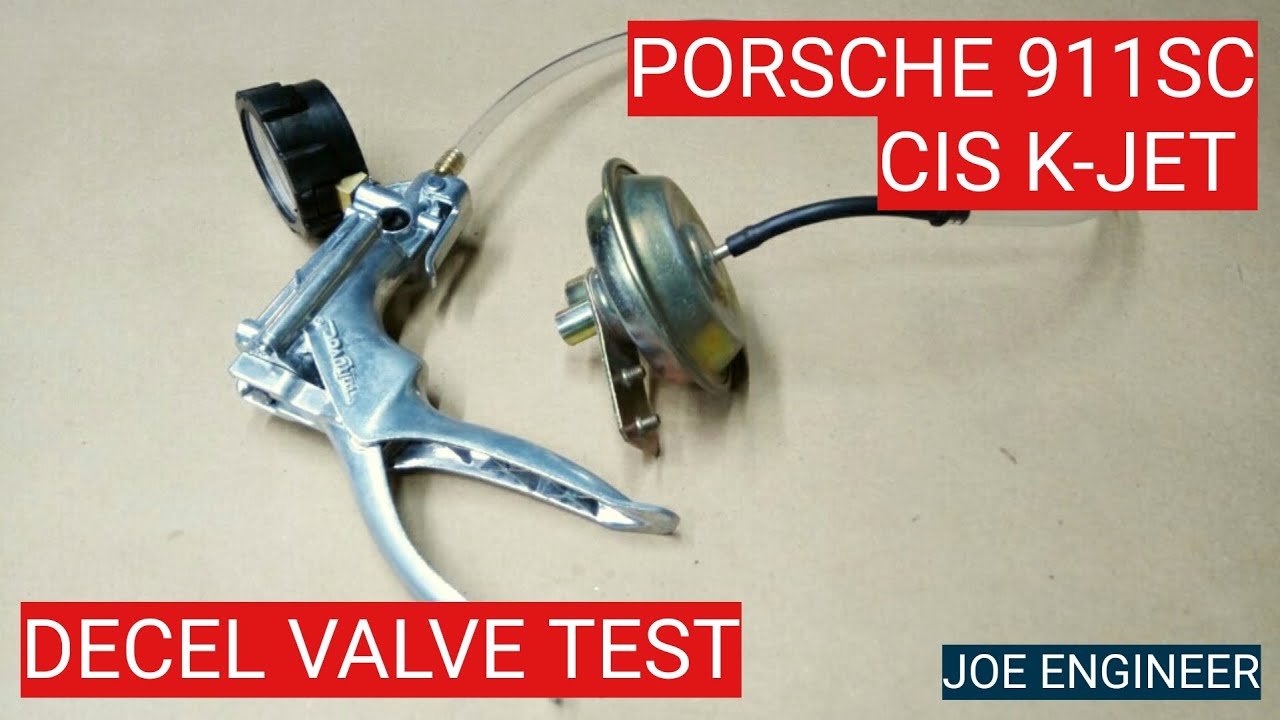 Air-cooled Porsche 911SC Bosch CIS K-Jetronic Decel Valve/Vacuum ...