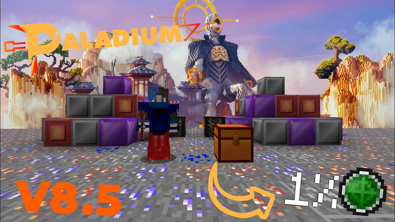 Minecraft mais c'est la v8.5 de Paladium - YouTube