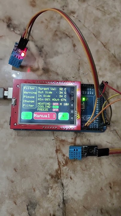 Arduino Mega TFT LCD Shield Menu Temperature Control and Monitoring System | RTC 3231 | # ...