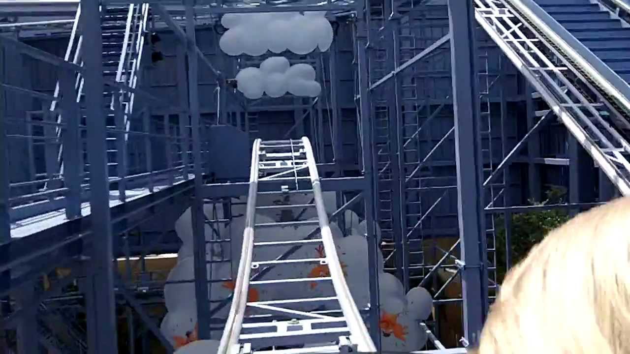 Tesla rides Goofy Flight School at Disneyland May 2012 - YouTube