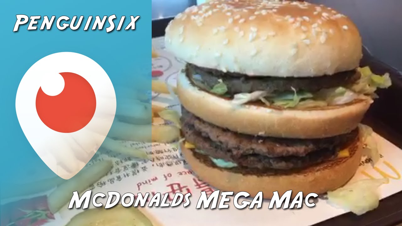 Hong Kong McDonalds Taste Test - Mega Mac Burger - YouTube