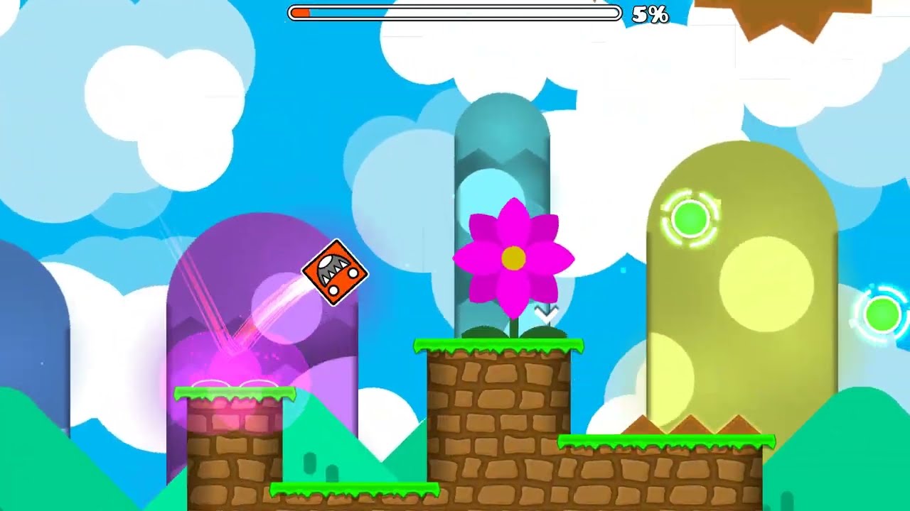 [Geometry Dash] too kiD frIEndly 100% (easy demon?) - YouTube