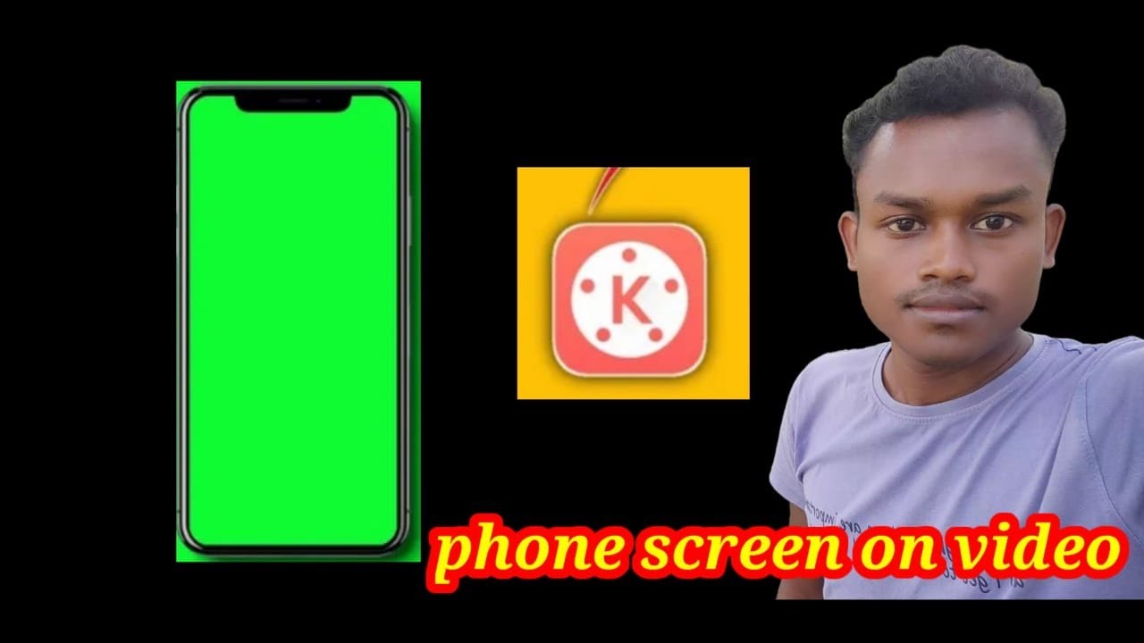 How to set phone screen on video || Phone screen set on editing video ...