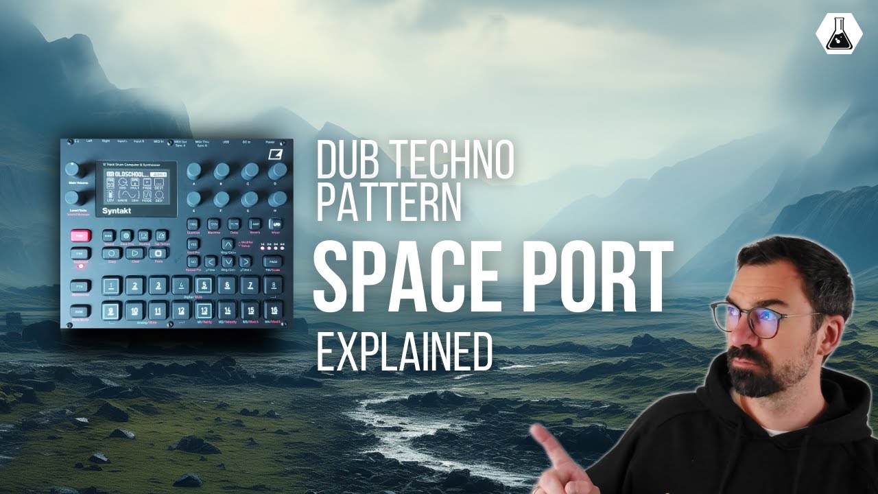 SPACE PORT Dub Techno Pattern on Elektron Syntakt - Pattern 08 - YouTube