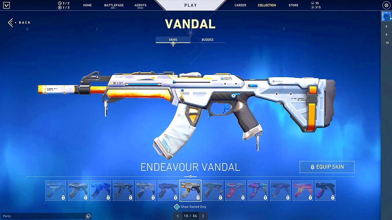 First look at the new Endeavour Vandal from the inventory - valorant ...