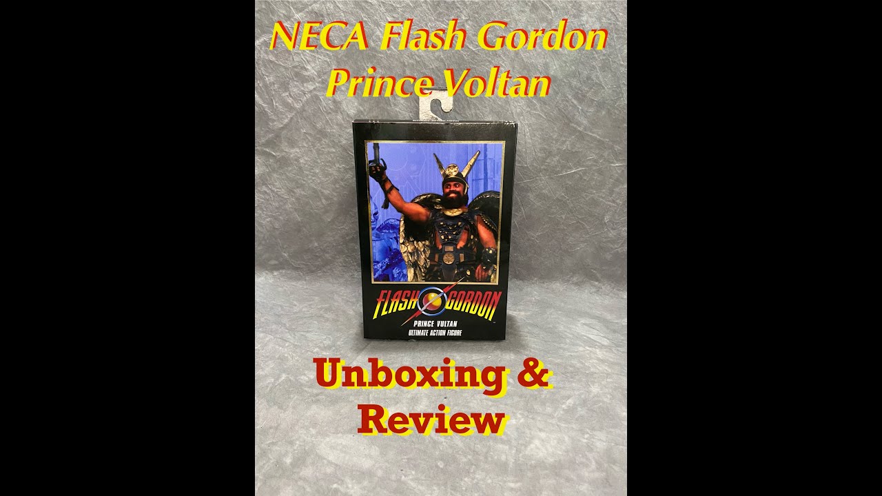 Unboxing The NECA Prince Voltan Flash Gordon Movie Figures - YouTube
