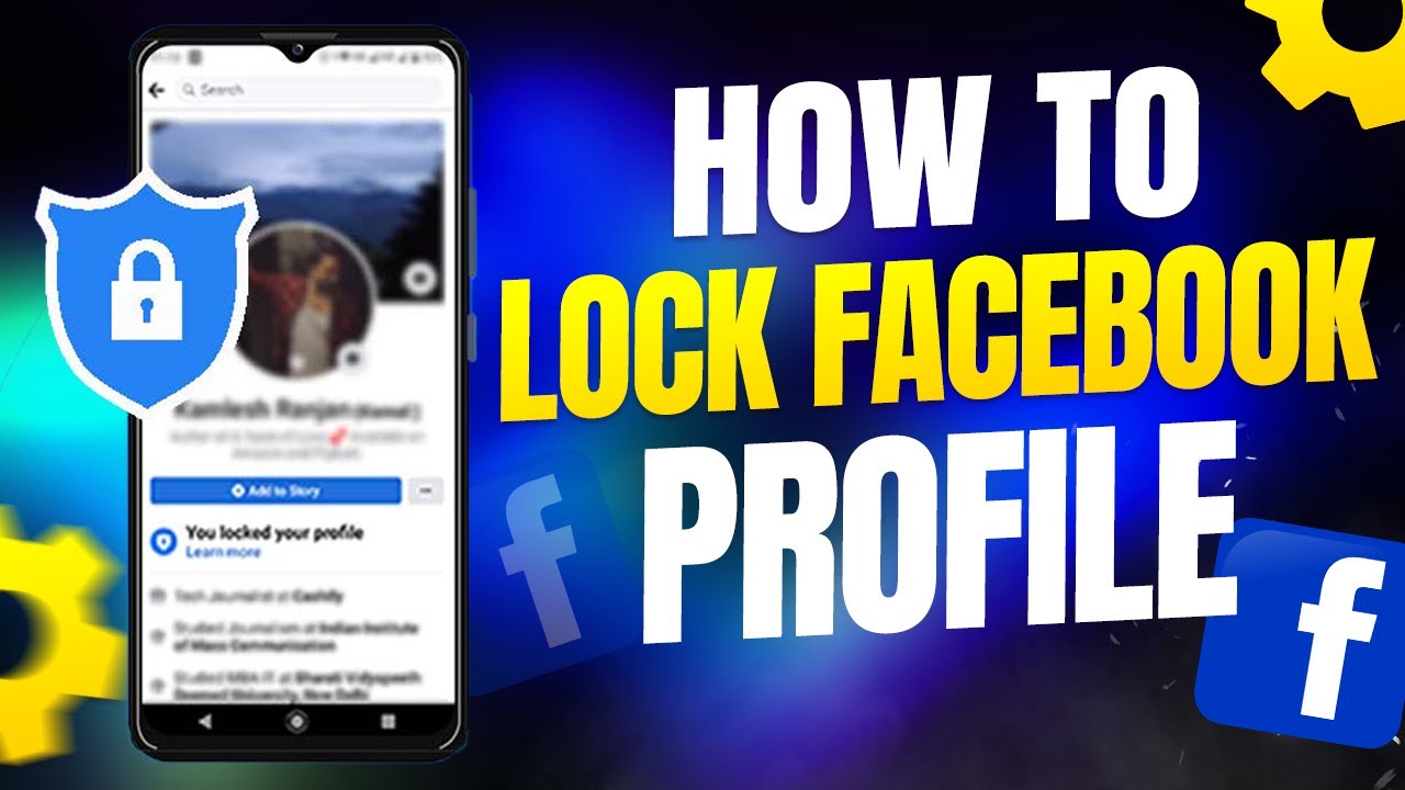 How To Lock Your Facebook Profile - YouTube