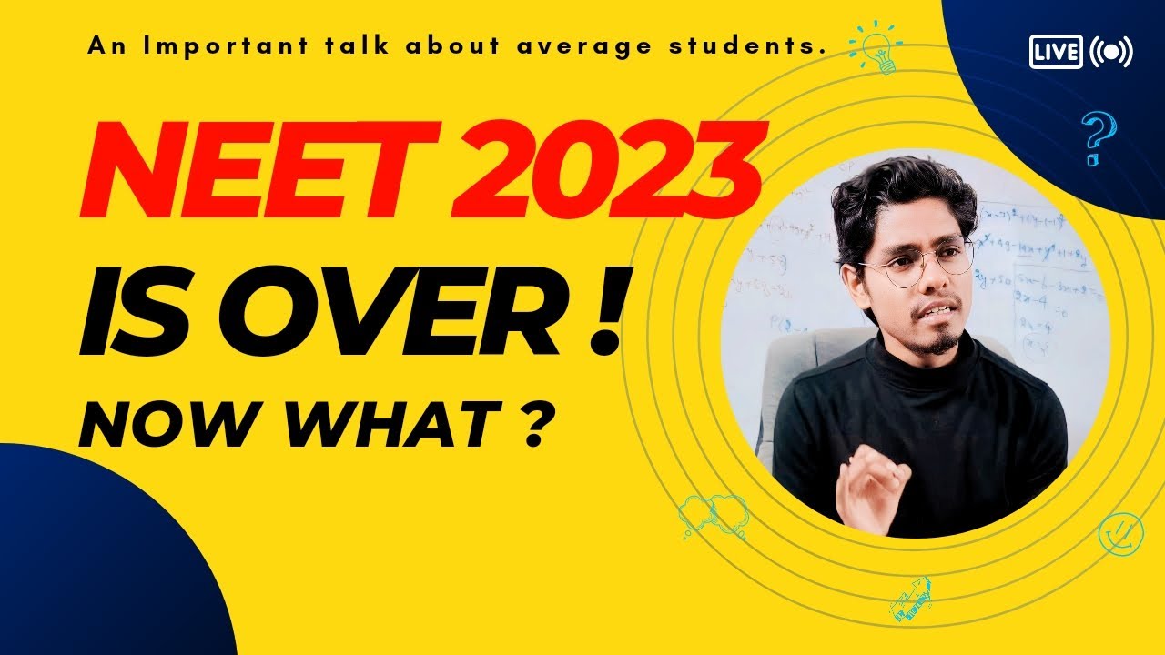 NEET is Over... Now What ? 🤔 - YouTube