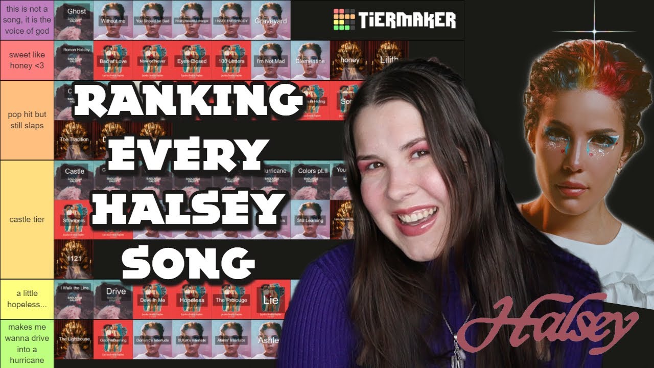 RANKING EVERY SINGLE HALSEY SONG... (i'm so indecisive) - YouTube