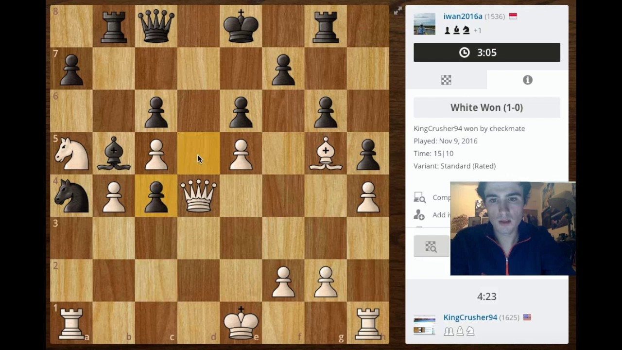 Damian's Bishop Mate Example - YouTube