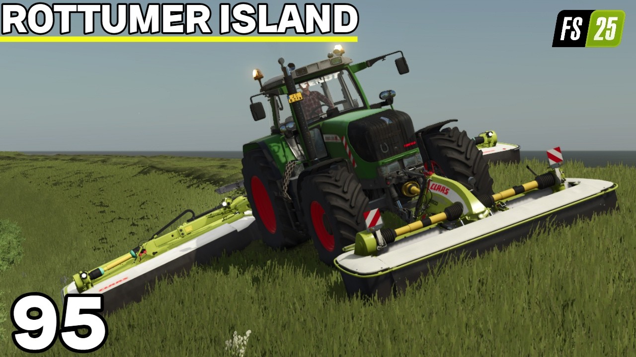De Dijk Maaien Om Hooi Van Te Maken | Rottumer Island #95 | FS25 - YouTube