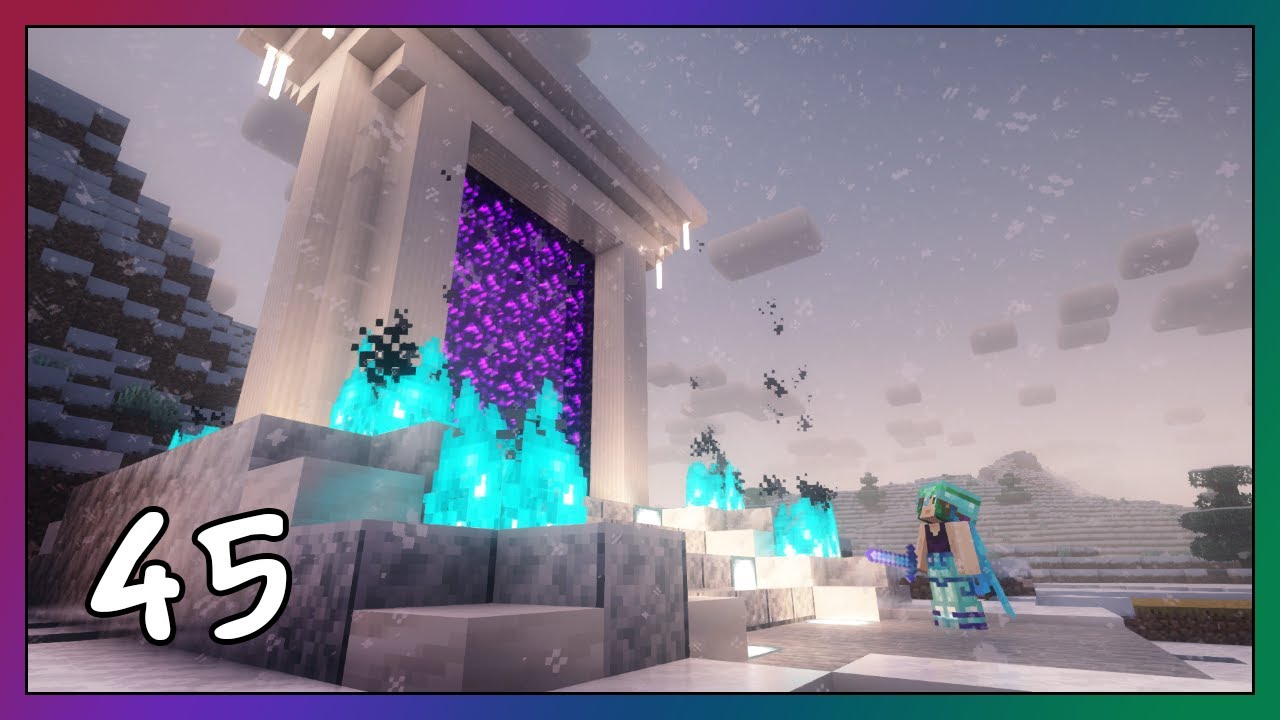 A portal of ice and fire || Minecraft Adventures With Tricia - YouTube