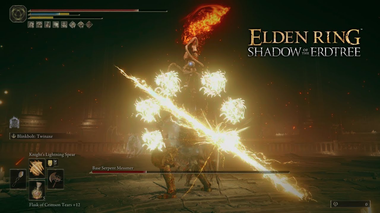 Godwyn's Knight fighting Messmer the Impaler with Twin Axes and Faith ...