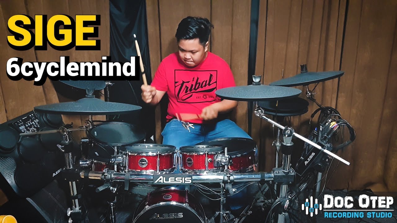SIGE - 6cyclemind (Drums Only Alesis Strike Pro) - YouTube