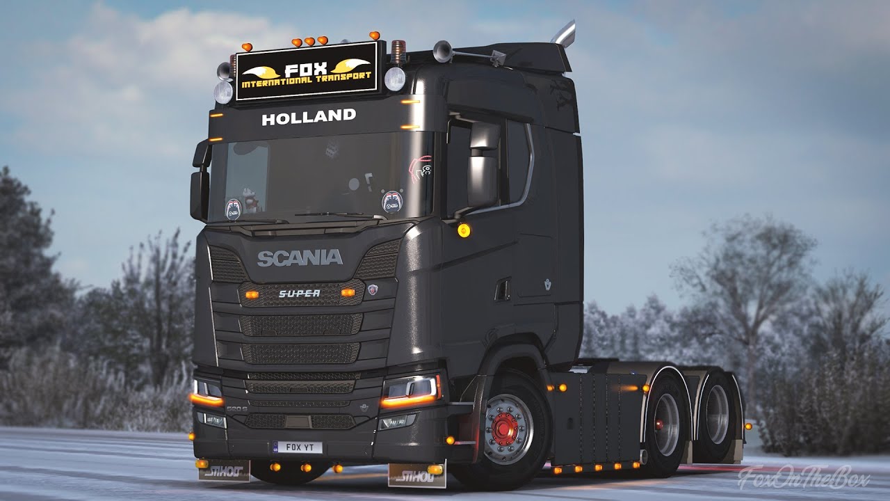 ETS2 1.39 Scania Next Generation Extended Sunshield With Slots | Euro ...