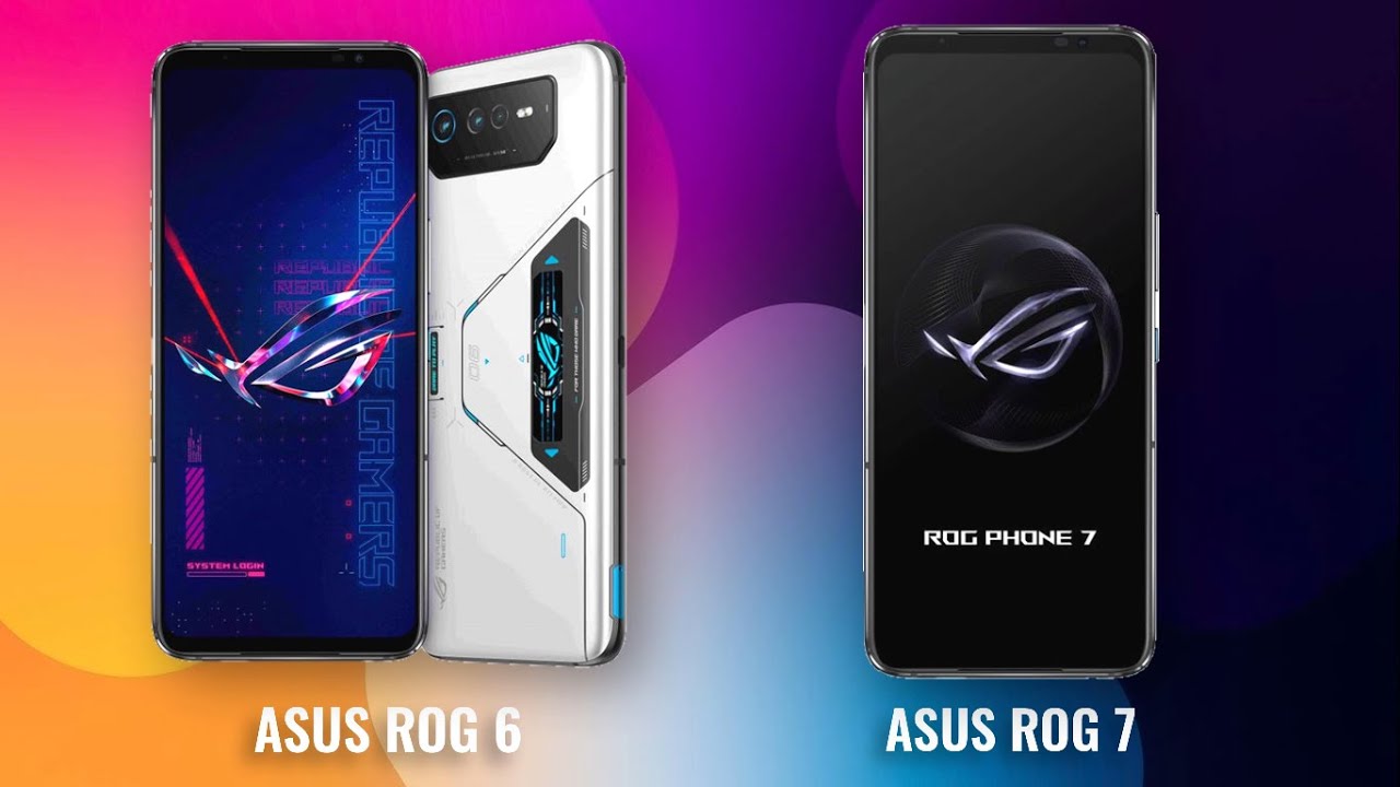 Rog 6 Phone vs Rog 7 Phone High Performance Gaming Phones Comparison ...